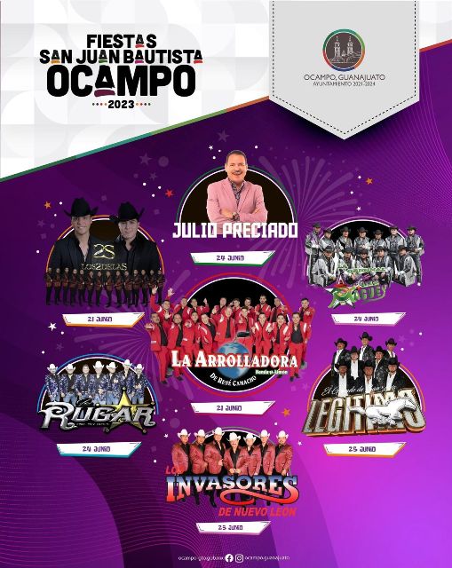 Ocampo Guanajuato organiza la fiesta patronal y bienvenida a sus ...